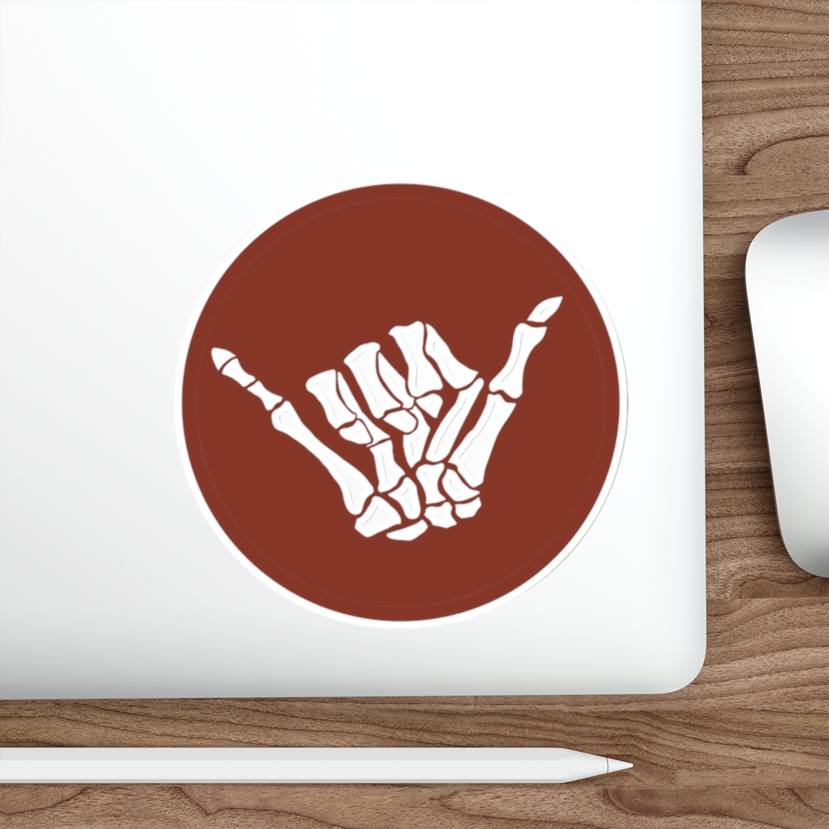 Red Dysfunctional Anatomy Logo Sticker - Dysfunctional Anatomy